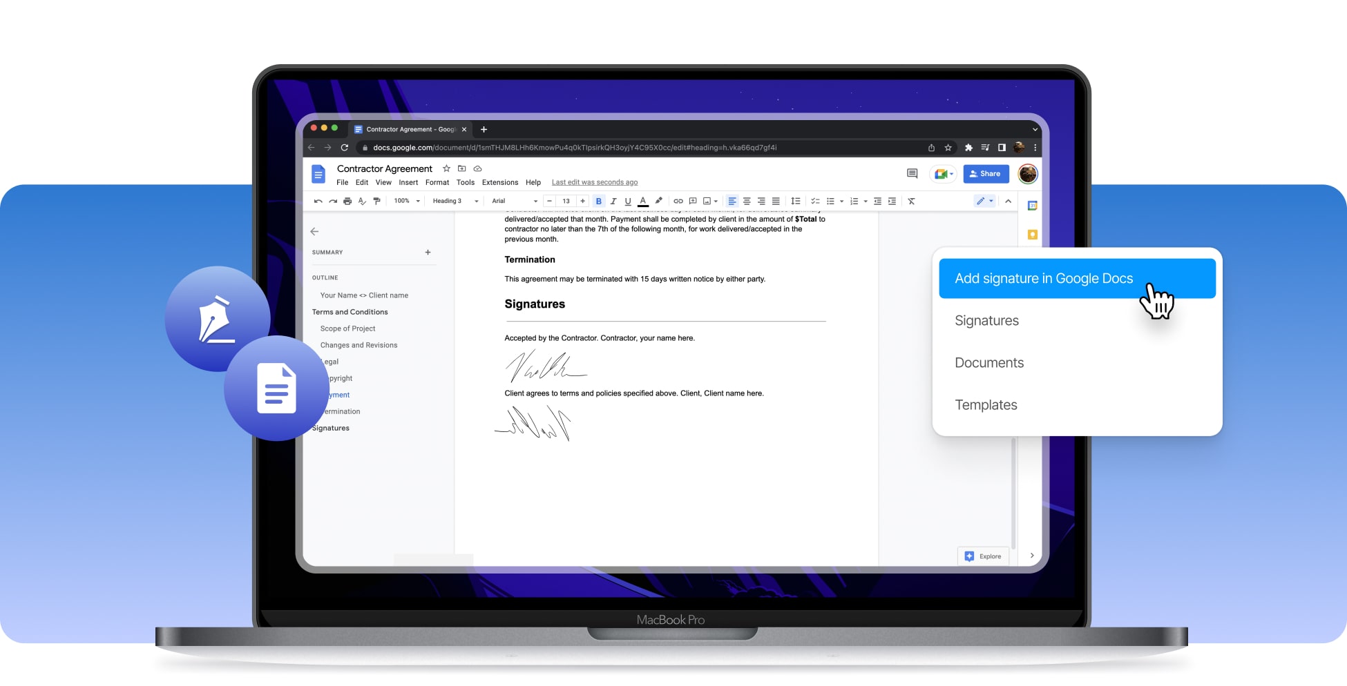 Add Signature To Google Docs DOC DOCX The 100 Faster Way